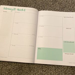 Office | 222 Monthly And Weekly Plan Or 12 Months From January To ...